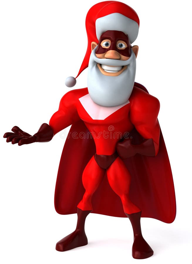 Super Santa Claus stock illustration. Illustration of boot - 17210342