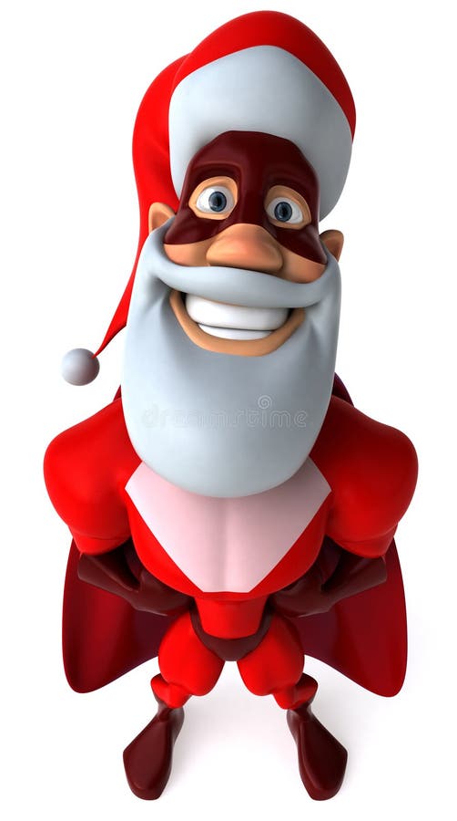 Super Santa Claus stock illustration. Illustration of cool - 17227161