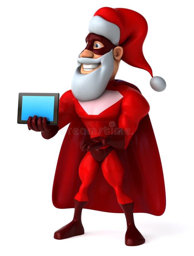 Super santa claus stock illustration. Illustration of power - 44456245