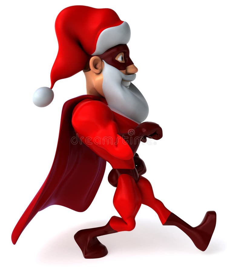 Super santa claus stock illustration. Illustration of human - 44456407