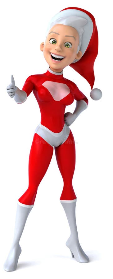 Super Santa Claus stock illustration. Illustration of amazing - 47357257