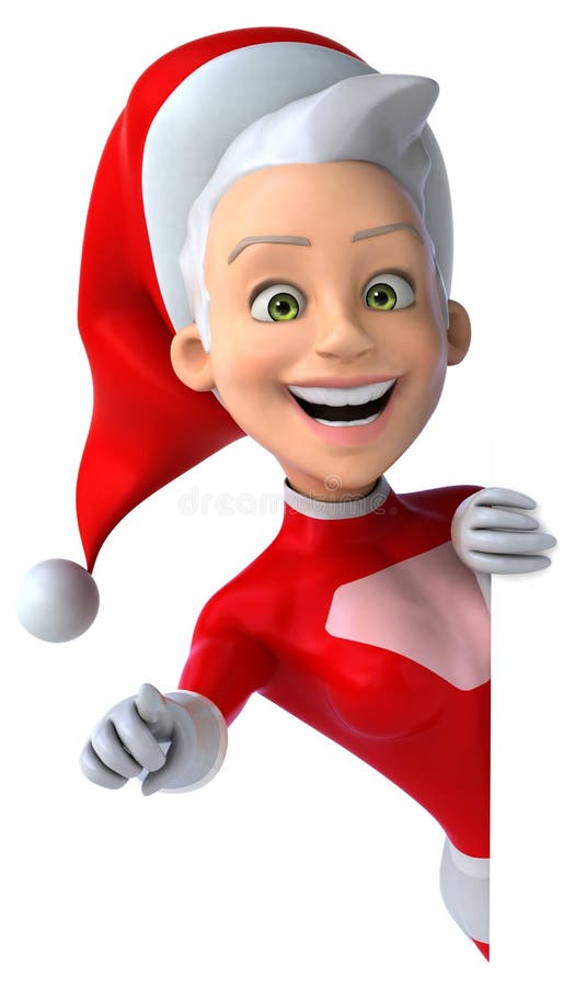 Super Santa Claus stock illustration. Illustration of costume - 47398833