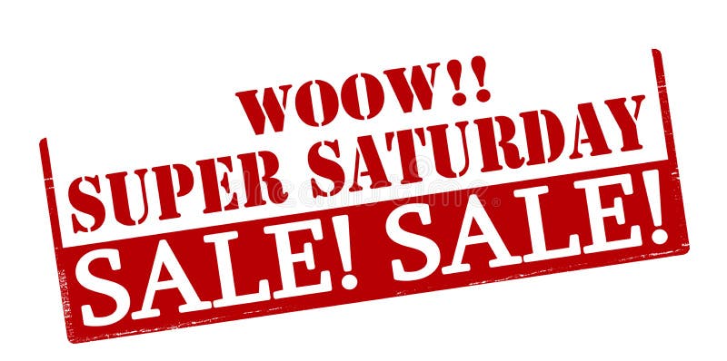 Super saturday sale stock vector. Illustration of sign - 133159139