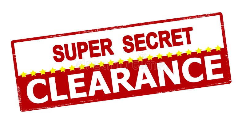 Super secret clearance stock vector. Illustration of symbol - 82297902