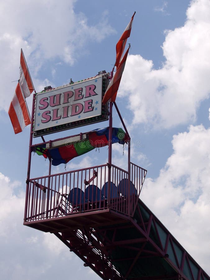 Super Slide stock image. Image of super, cloudy, bright - 42075049