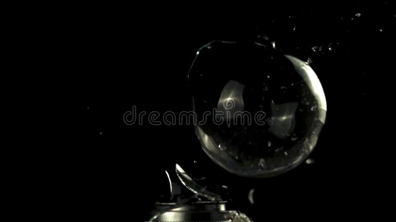 Super Slow Motion Light Bulb Exploded. Stock Video - Video of bulb ...