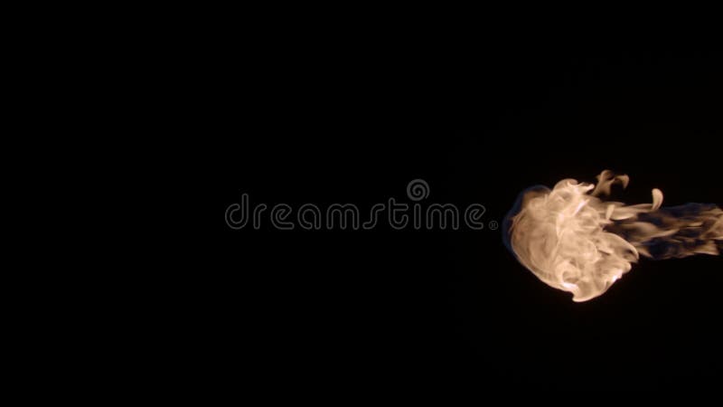 Super Slow Motion Shot of Fire Flame Isolated on Black Background Stock ...