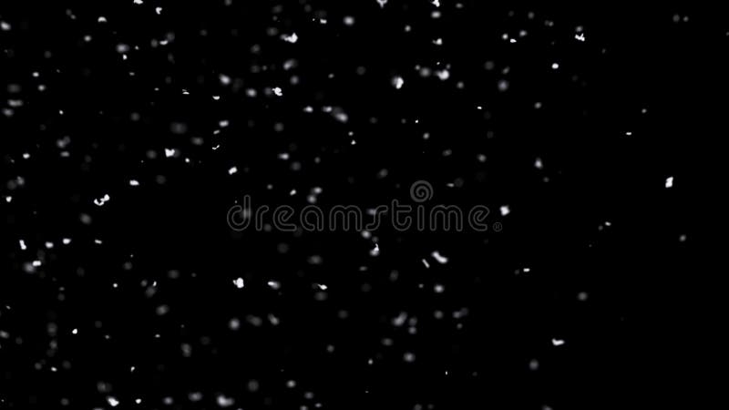 Super Slow Motion Shot of Real Snowfall Stock Footage - Video of effect ...