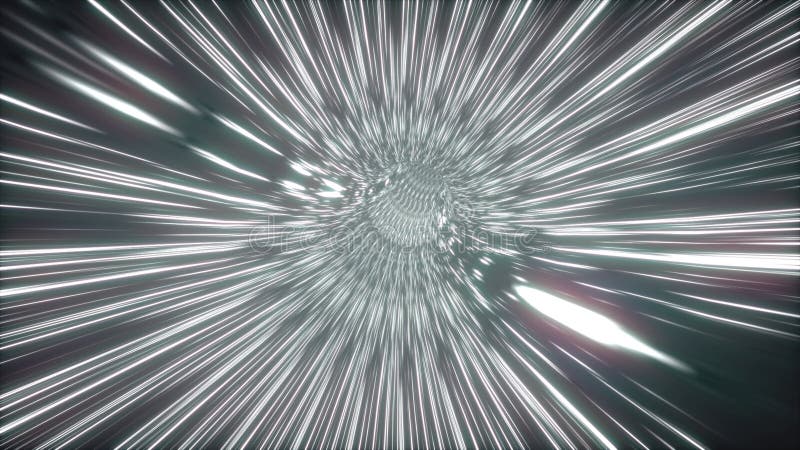 Super Speed Space Star Light Lines in Black and White. Digital Shape ...