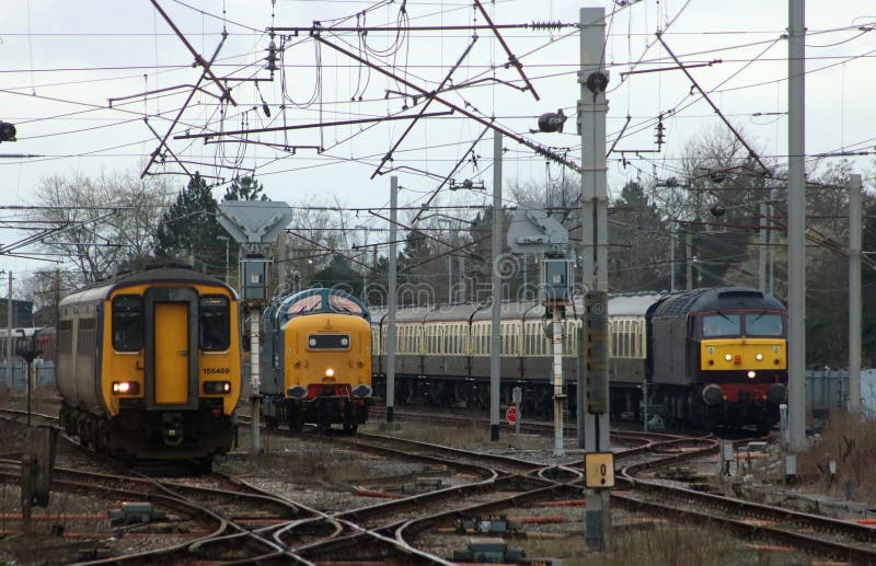 Super Sprinter Dmu, Class 55 Deltic and Class 57 Editorial Stock Photo ... Super Sprinter Dmu, Class 55 Deltic and Class 57 Editorial Stock Photo ...