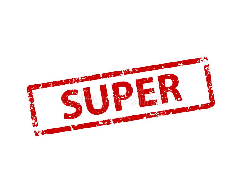 Super Stamp Vector Texture. Rubber Cliche Imprint Stock Vector ...