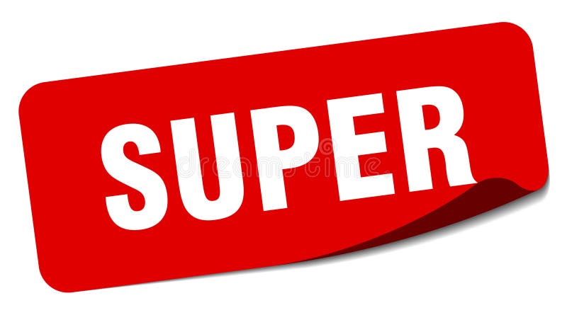 Super Mom. Sticker for Social Media Content Stock Vector - Illustration ...