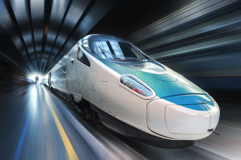 Super streamlined train stock image. Image of public - 172048573