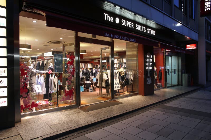 Super Suits Store editorial image. Image of retail, business - 27170790