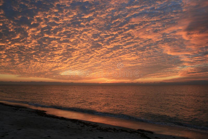 Super Sunset stock image. Image of florida, horizons, shorelines - 3875411
