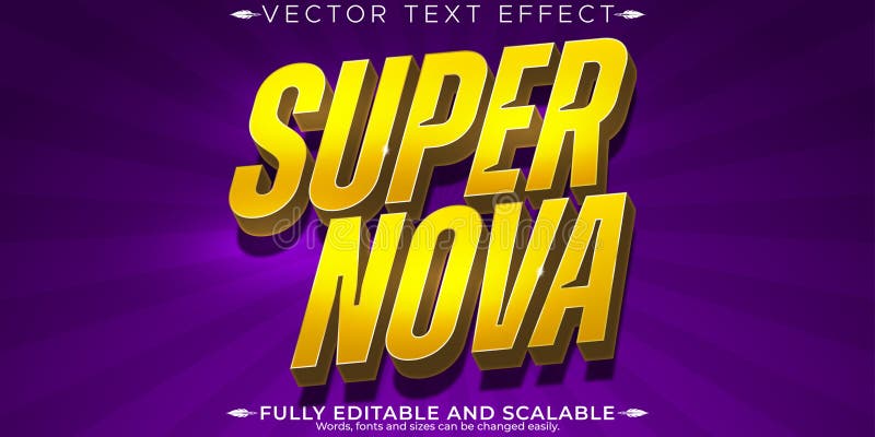 Super Text Effect, Editable Modern and Poster Text Style Stock Vector ...
