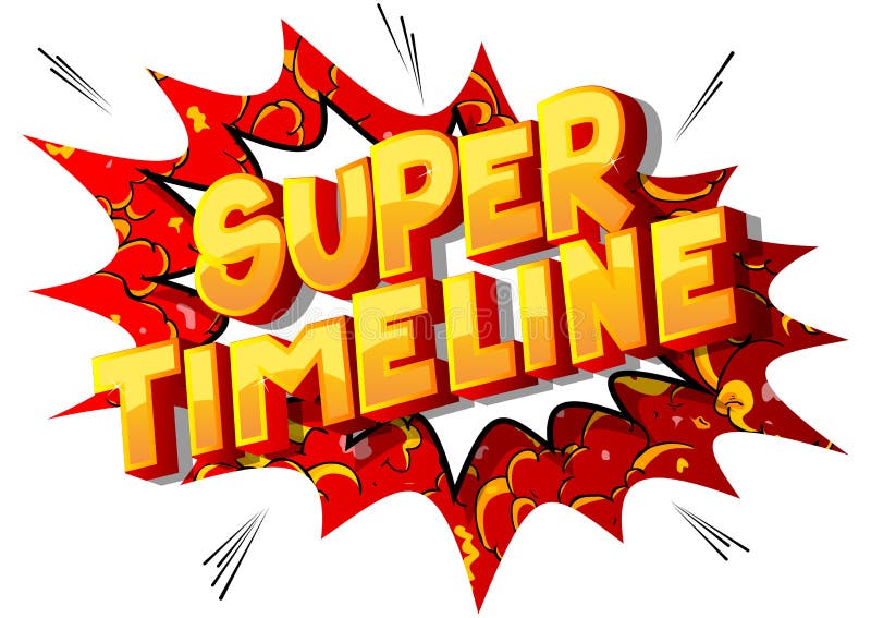 Timeline - Comic Book Style Words Stock Vector - Illustration of ...
