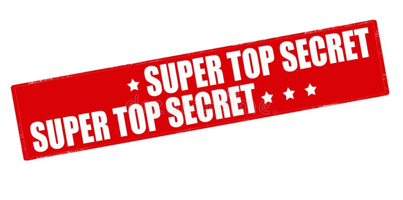 Super top secret stock illustration. Illustration of concept - 82298581