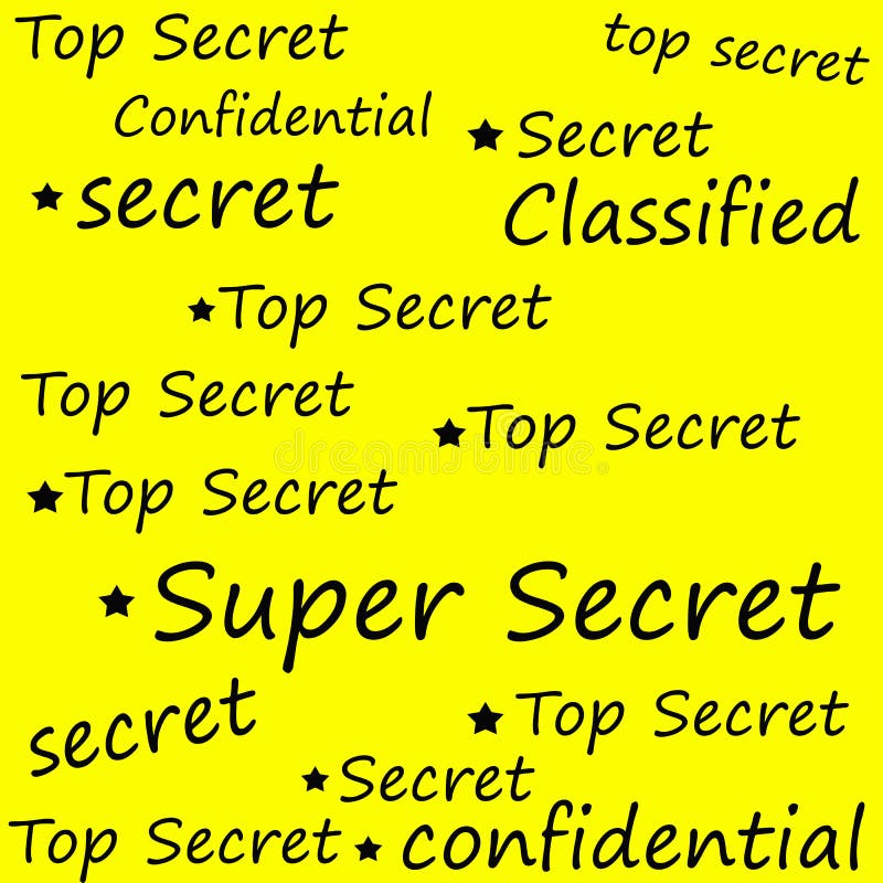 Super top secret stock illustration. Illustration of super - 92114427