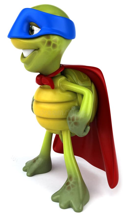 Super turtle stock illustration. Illustration of colourful - 12261379