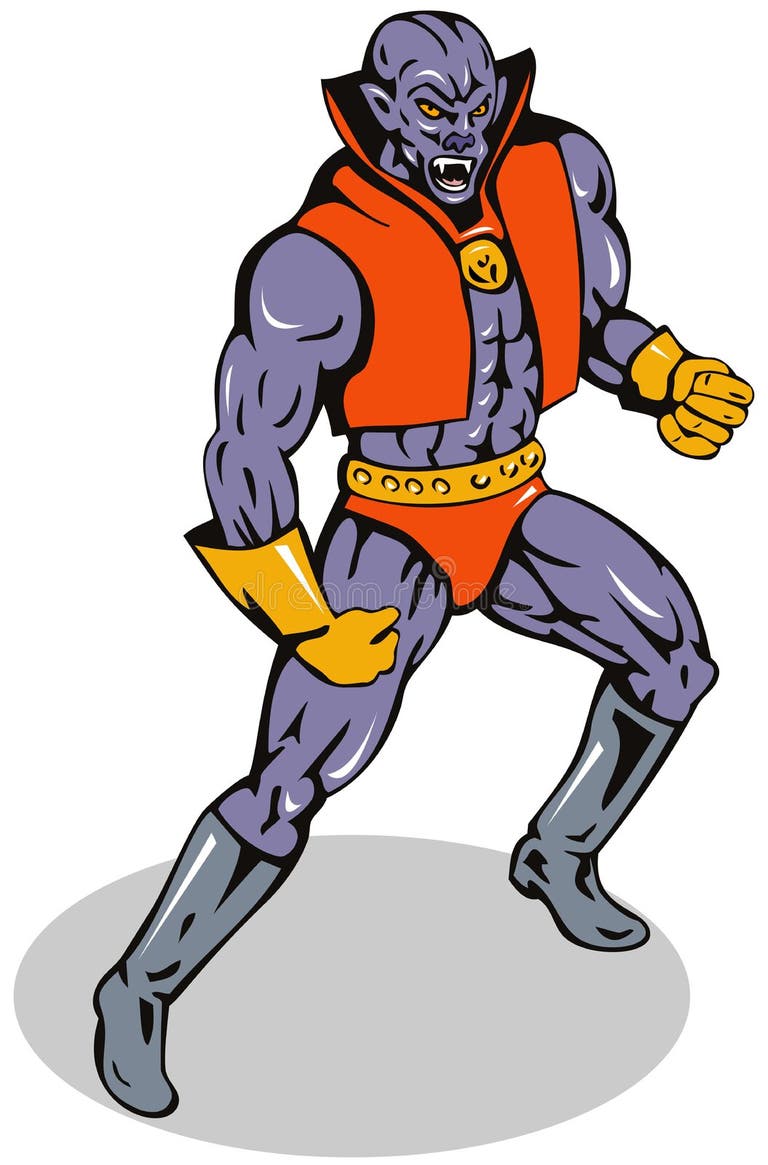 Evil Superhero Villain Stock Illustrations – 127 Evil Superhero Villain ...