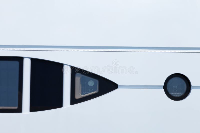 Porthole, Windows in Modern Super Yacht Stock Image - Image of shape ...