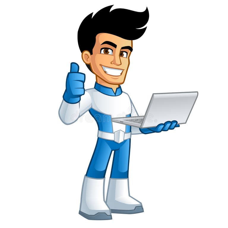 Superhero Computer Stock Illustrations – 2,043 Superhero Computer Stock ...
