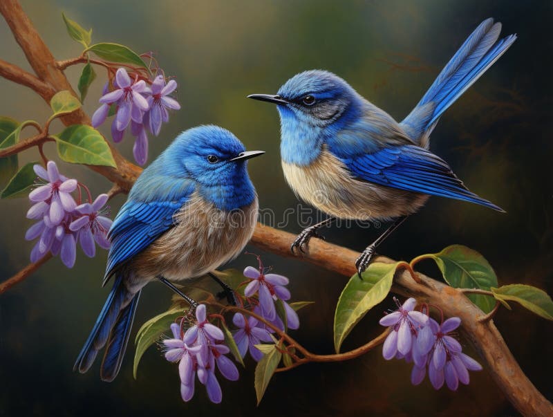 Blue Wren Stock Illustrations – 124 Blue Wren Stock Illustrations ...
