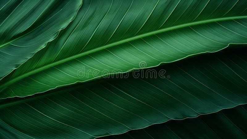 Superb Clean Abstract Green Leaf Texture Nature Background AI Generated ...