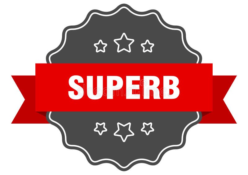 Superb label stock vector. Illustration of white, round - 194924507