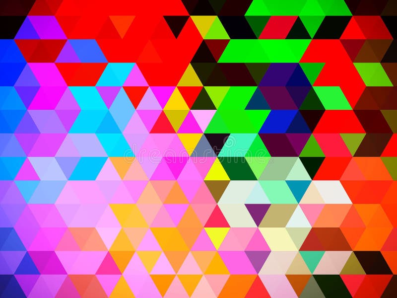 A Superb Multi-colored Illustration of Designing of Squares Stock ...