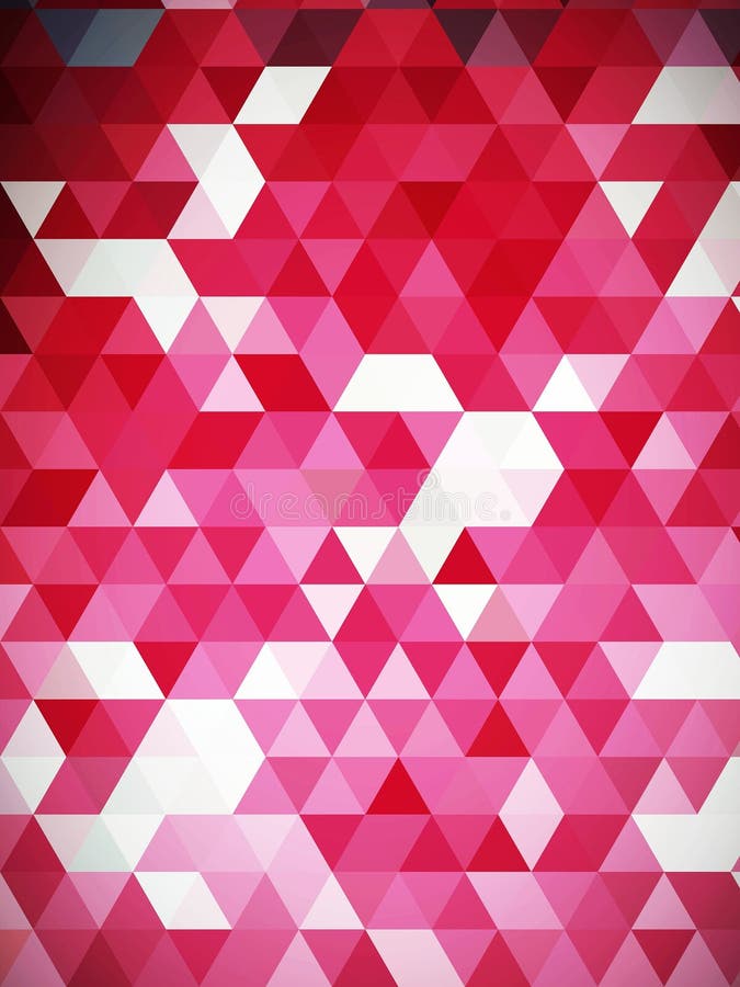 Superb Red Colour Designing of Triangles and Rectangles in Different ...