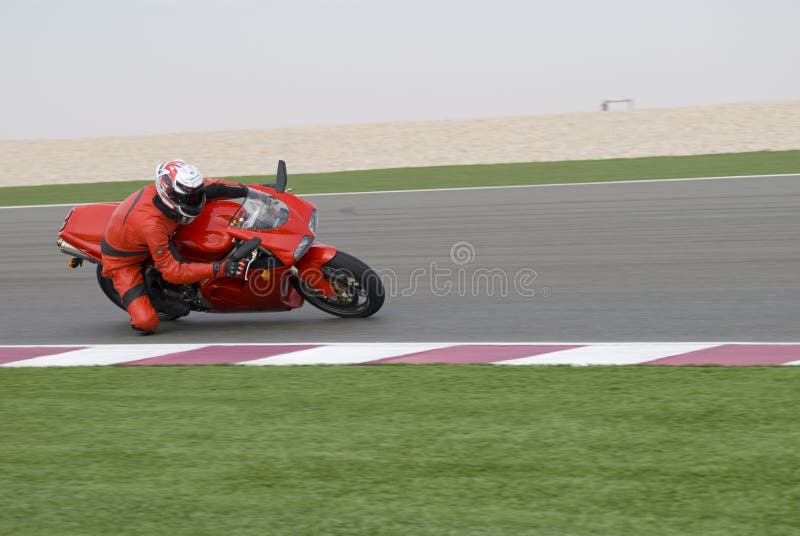 Superbike racing on track stock image. Image of leaning - 5206917
