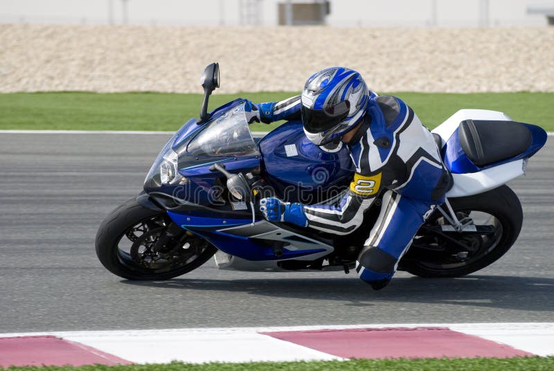 Superbike racing on track stock image. Image of sport - 5207189