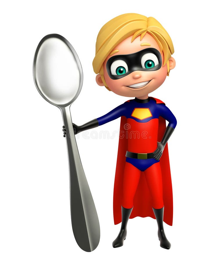 Superboy Spoon Stock Illustrations – 3 Superboy Spoon Stock ...