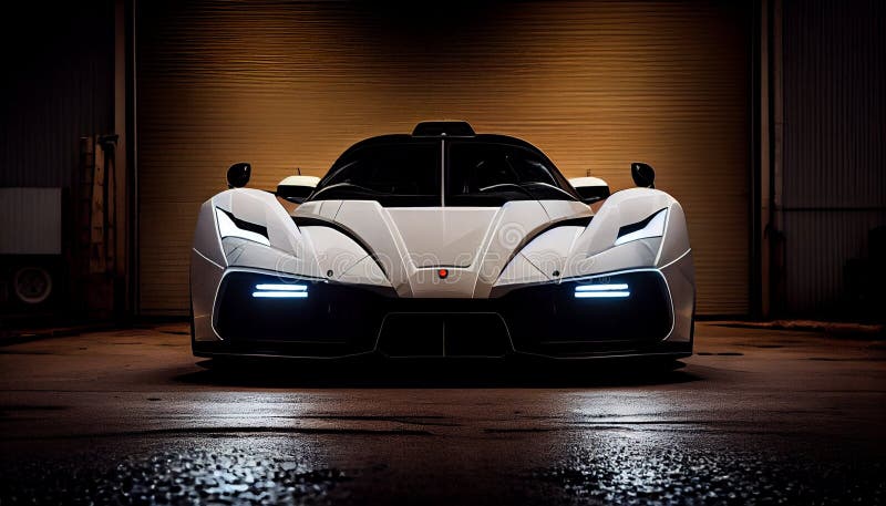 Supercar ai generated stock illustration. Illustration of hood - 273277498