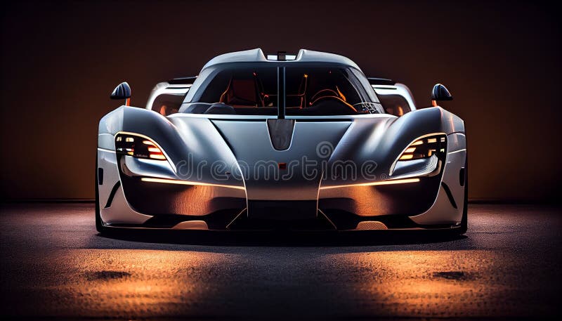 Supercar ai generated stock illustration. Illustration of mirrors ...