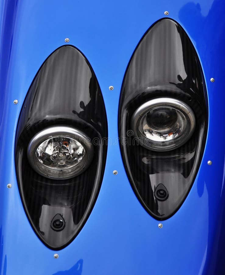 Supercar headlights stock photo. Image of light, drive - 29264798