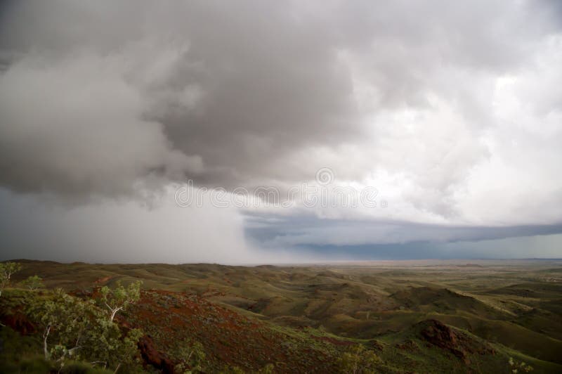 Supercell Storm Formation - Australia Stock Photo - Image of flood ...