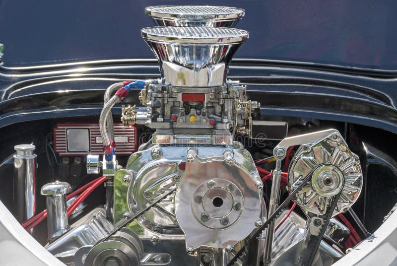 Supercharger in a Rear Engine Stock Image - Image of high, engine: 74340973