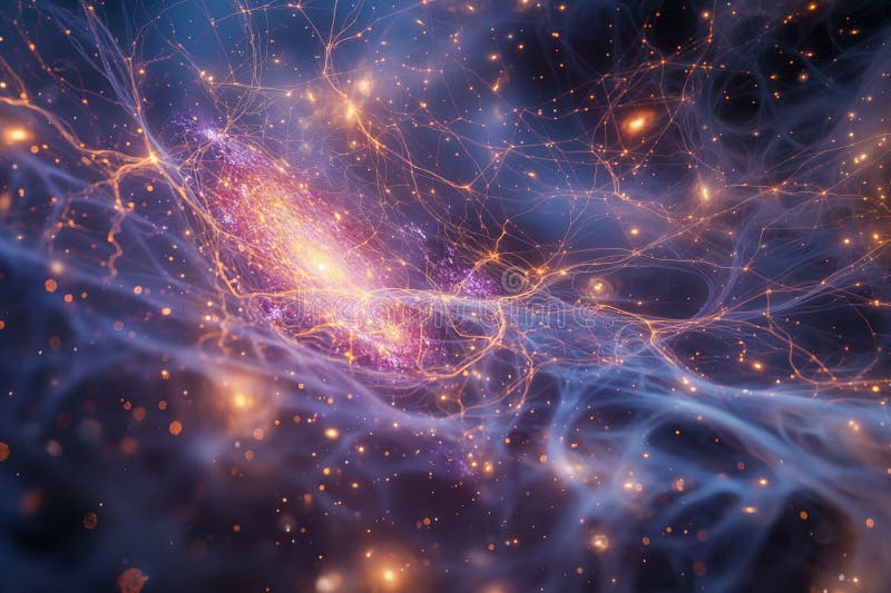 Superclusters of Galaxies Forming a Vibrant Cosmic Web Stock ...