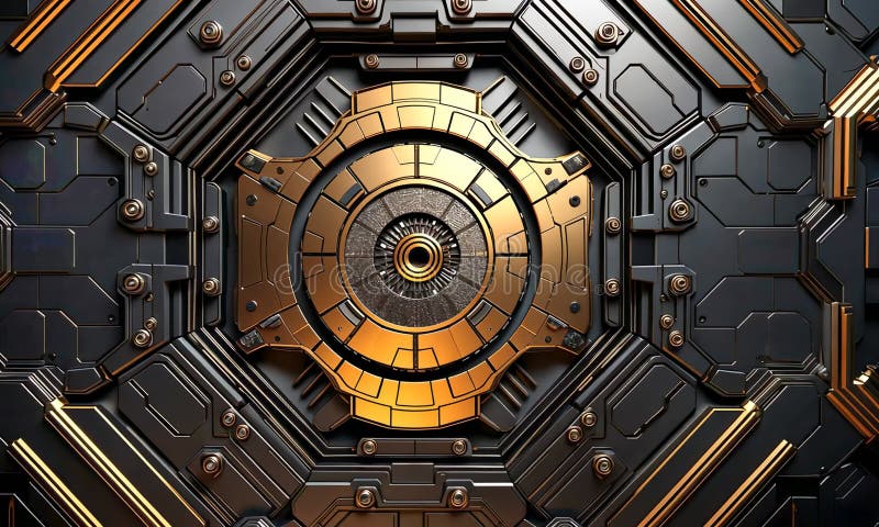 Supercomputer CPU and GPU, Circuits Mother Board Interconnection with ...