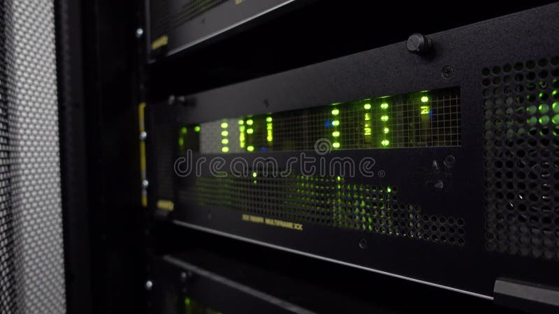 Supercomputer Data Center. Frame Multiframe Matrix Stock Video - Video ...