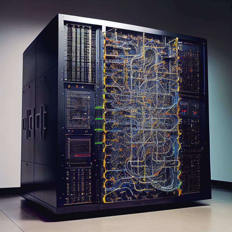 Supercomputer Datacentre Stock Illustrations – 68 Supercomputer ...
