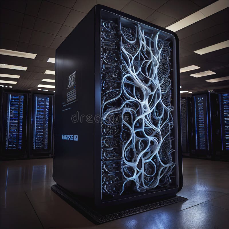 Supercomputer Datacentre Stock Illustrations – 68 Supercomputer ...