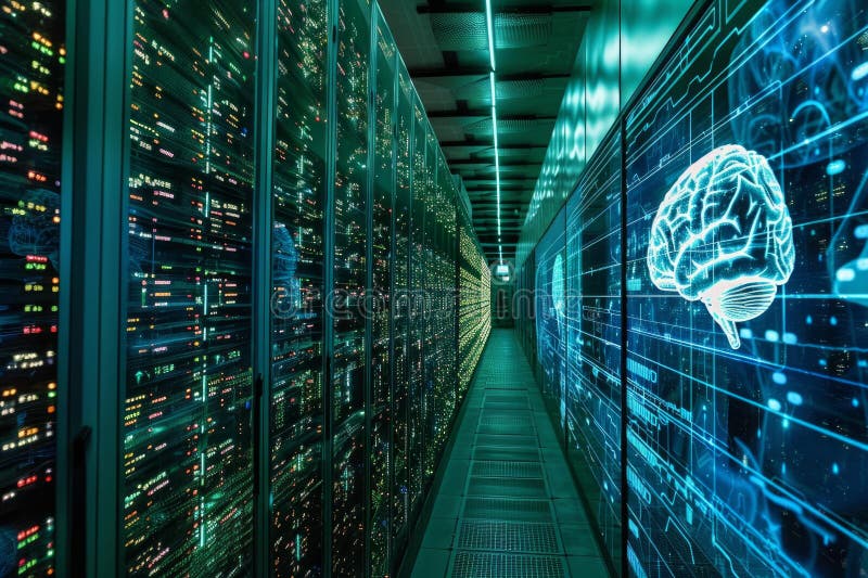 Artificial Intelligence is Learning and Solving Problems Inside a Supercomputer with Glowing ...