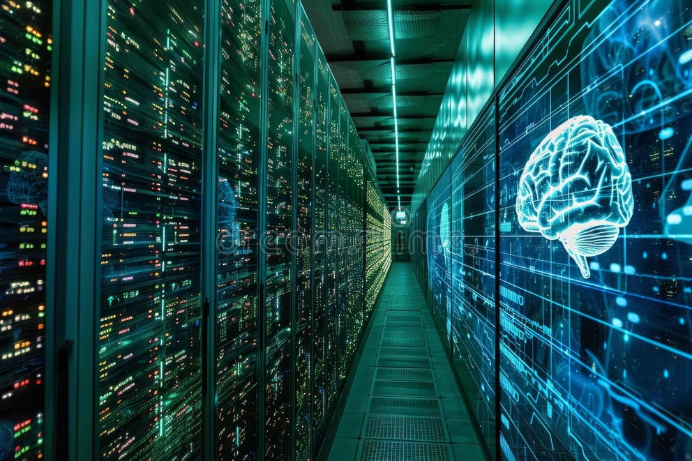 Artificial Intelligence is Learning and Solving Problems Inside a Supercomputer with Glowing ...