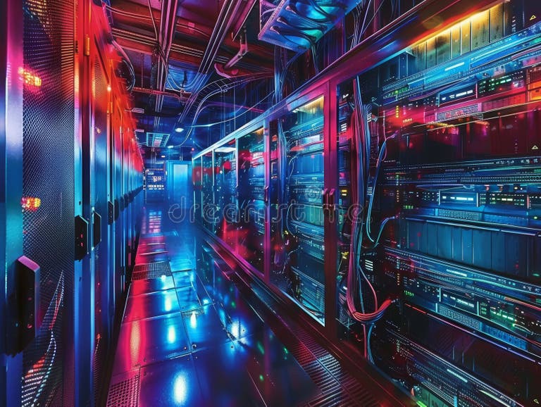 Advanced Ai Supercomputer Stock Illustrations – 537 Advanced Ai ...