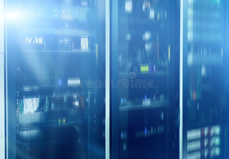 Supercomputers In Computational Data Center Stock Image Image Of Mainframe Computational