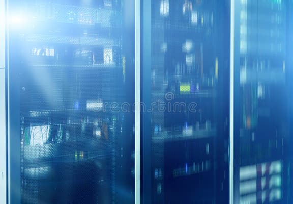Supercomputers in Computational Data Center Stock Image - Image of mainframe, computational ...